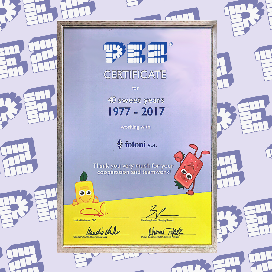 Pez celebrates 40 years in Greece. - Fotoni